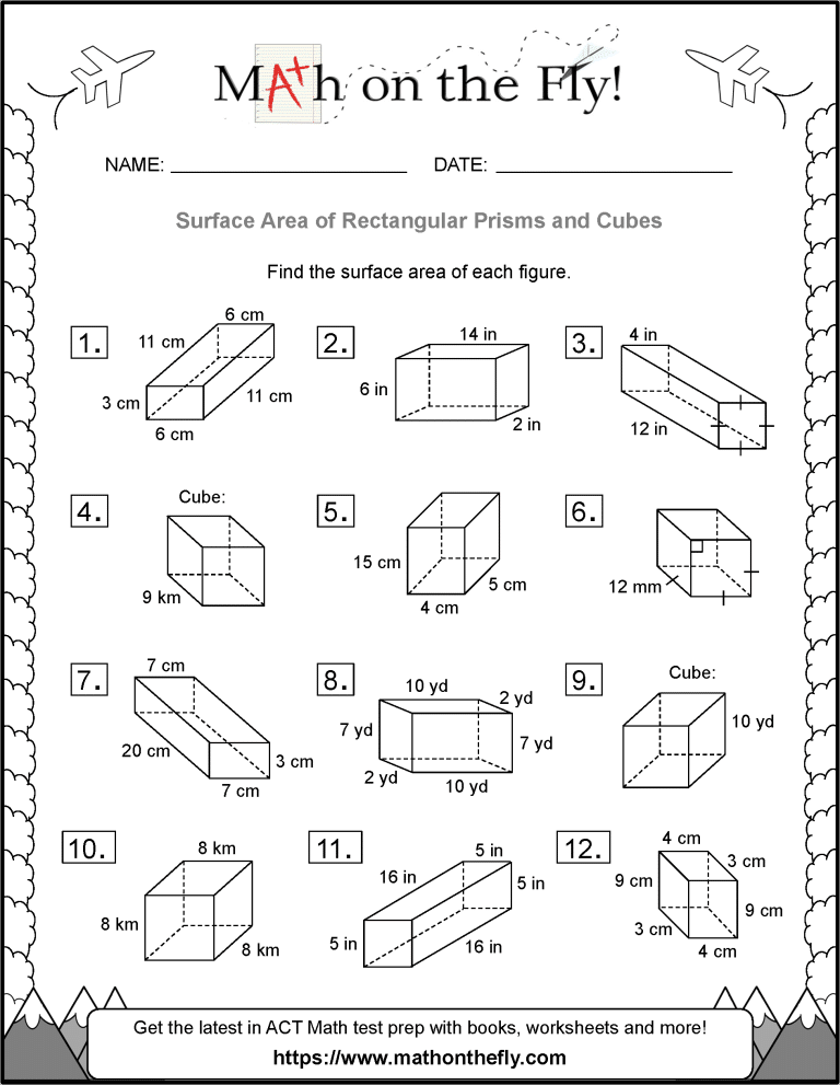 Geometry Worksheets – Math On The Fly